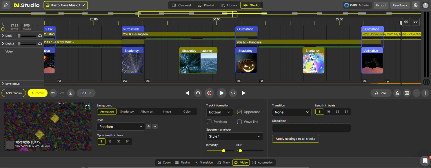 The Best Online Music Visualizer Tool | DJ.Studio