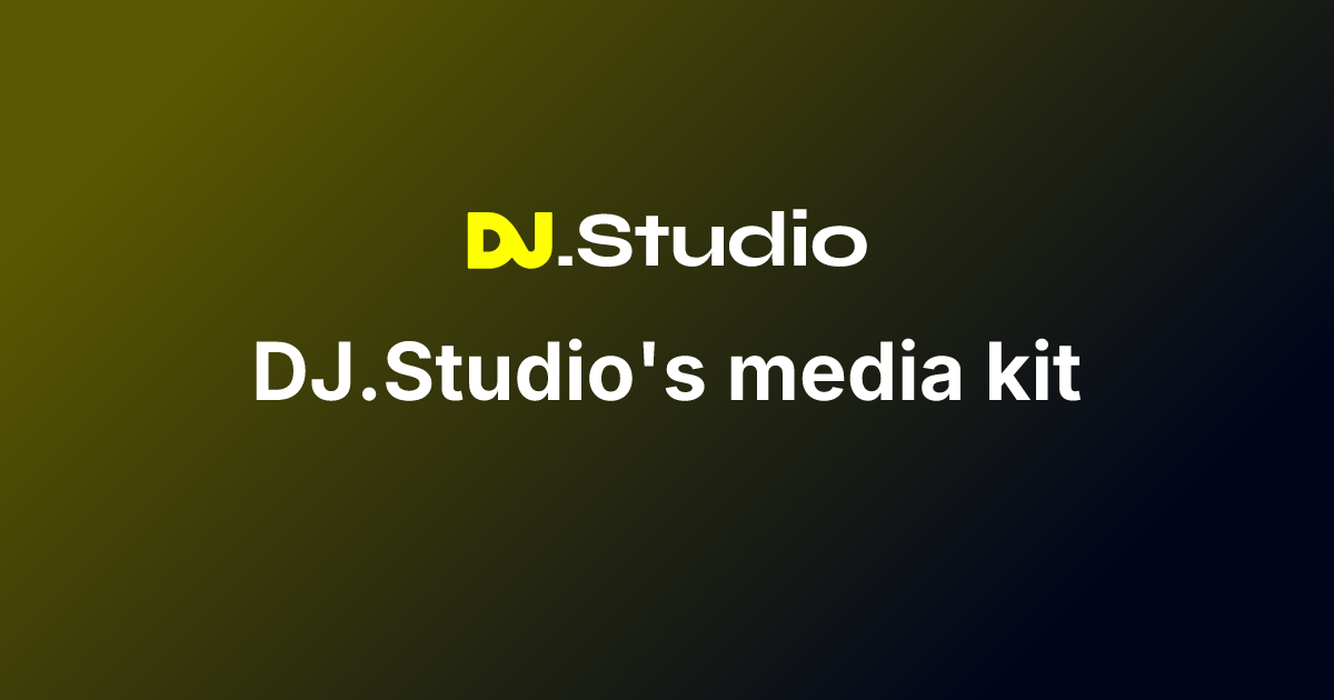 DJ.Studio's media kit | DJ.Studio