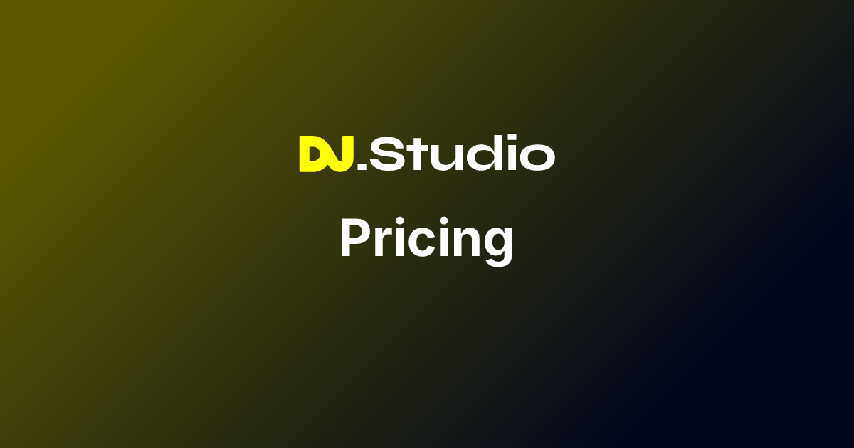 Pricing | DJ.Studio